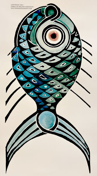 Fish - Vertical – Realizations: The Walter Anderson Shop