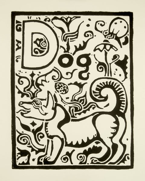 An Alphabet - D is for Dog – Realizations: The Walter Anderson Shop