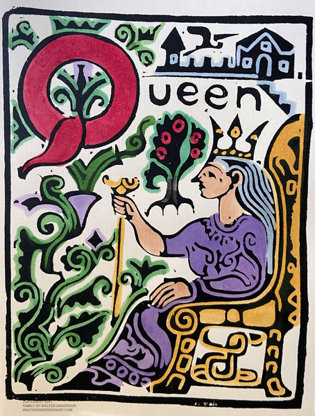 An Alphabet - Q is for Queen – Realizations: The Walter Anderson Shop