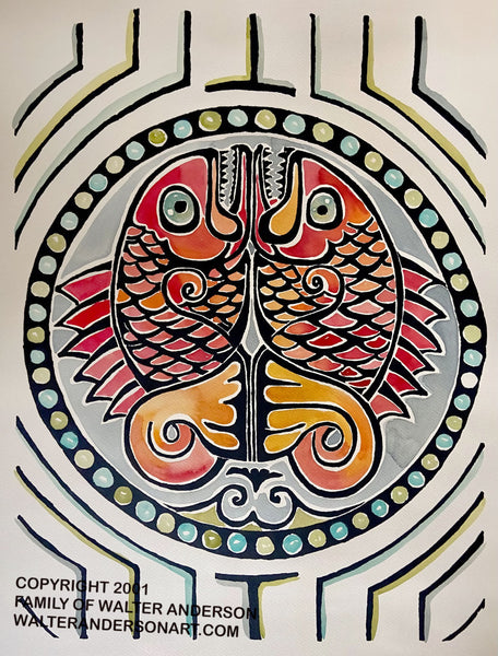 Fish - Medallion – Realizations: The Walter Anderson Shop