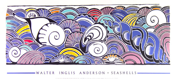Sea Shells Poster – Realizations: The Walter Anderson Shop