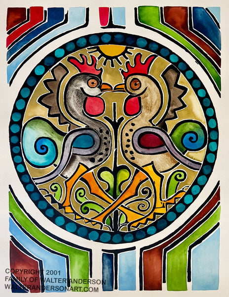 Rooster - Medallion – Realizations: The Walter Anderson Shop